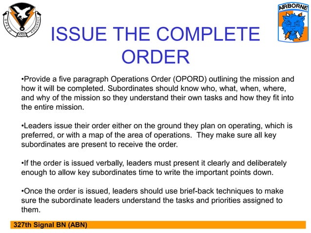 TroopLead militarycategory for human.ppt