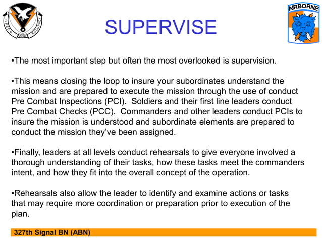 TroopLead militarycategory for human.ppt