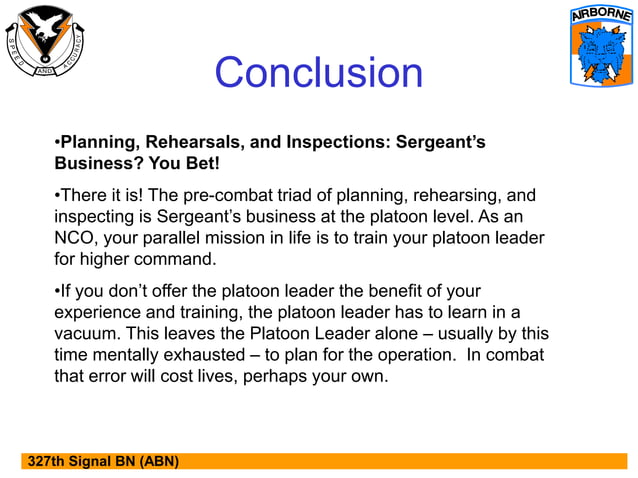 TroopLead militarycategory for human.ppt