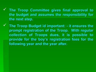 Boy scout troop meeting topic for btc.ppt