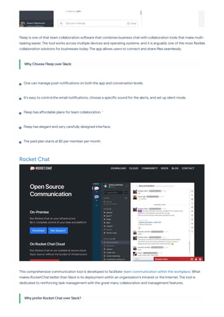 top slack competitors | PDF