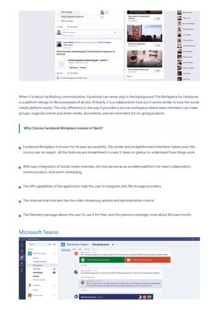 top slack competitors | PDF