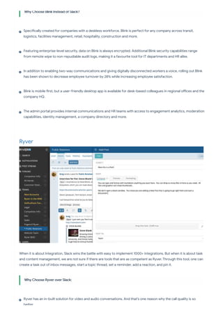top slack competitors | PDF