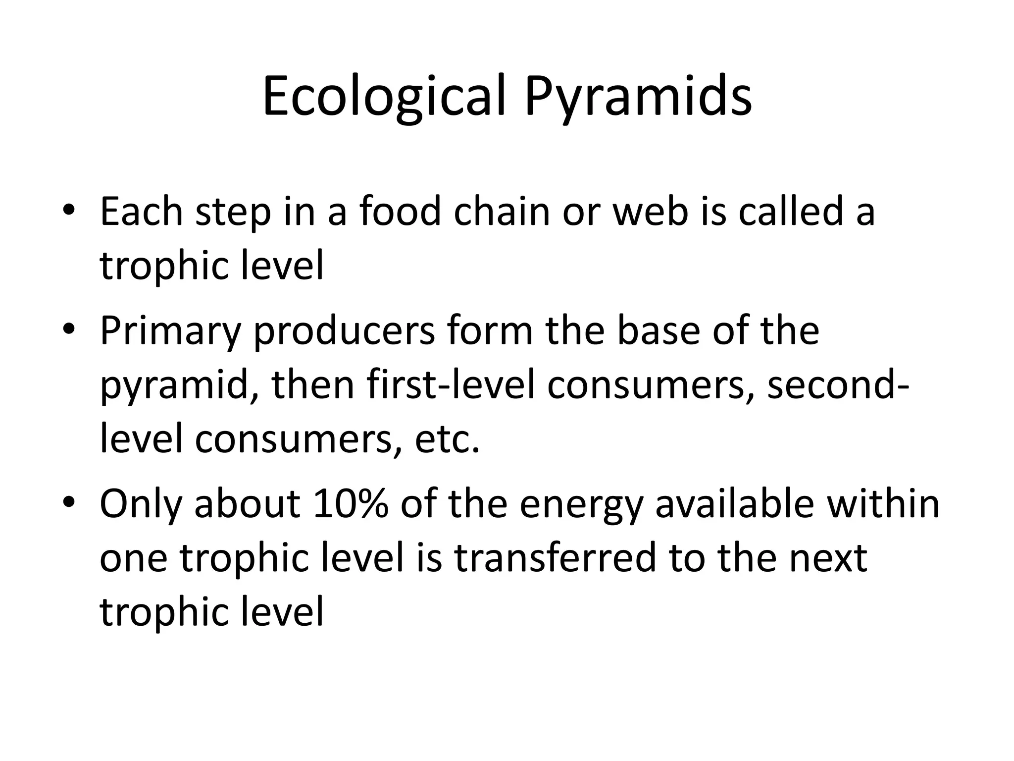 Trophic levels | PPTX