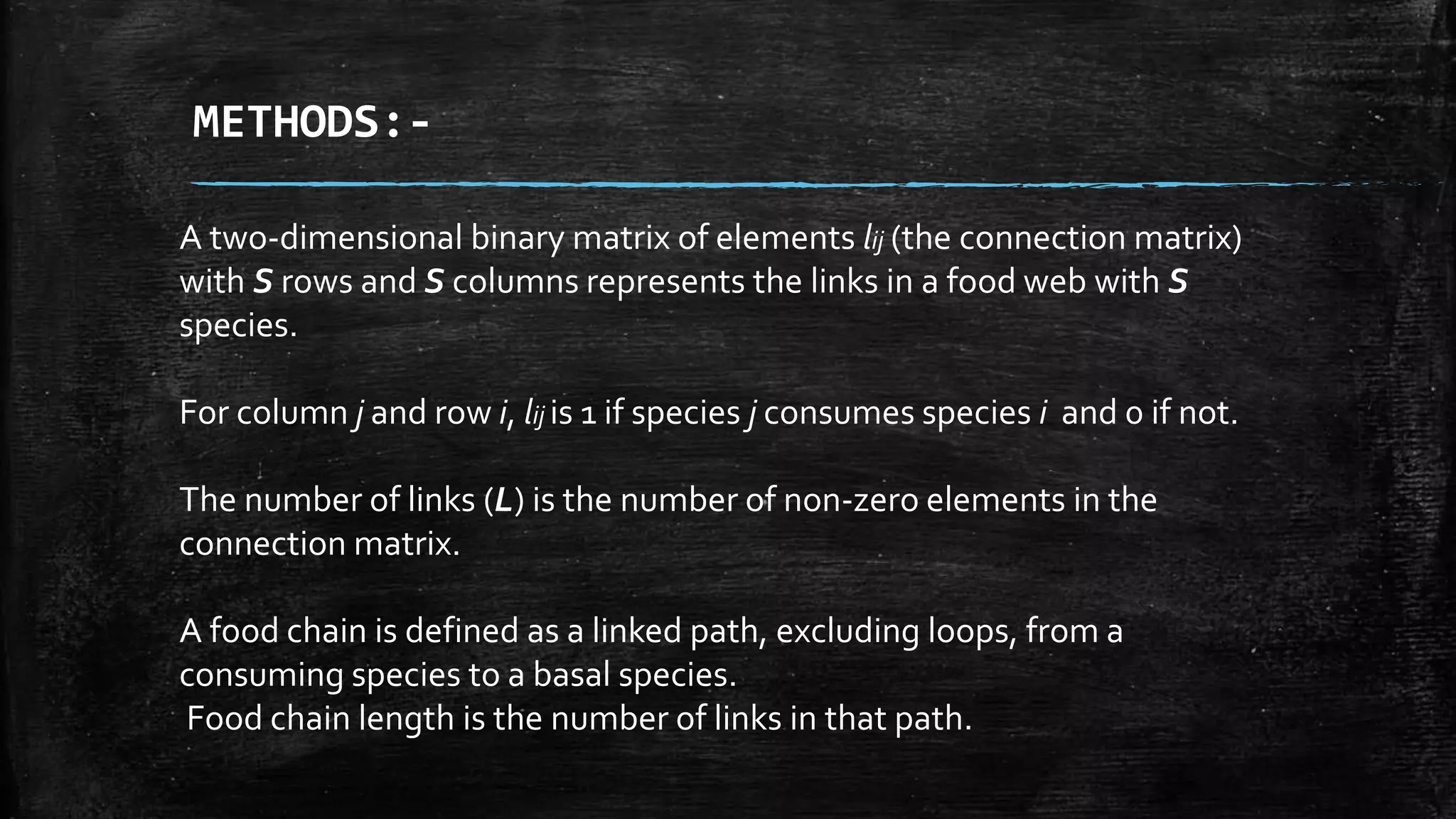 Trophic levels in complex food webs | PPTX