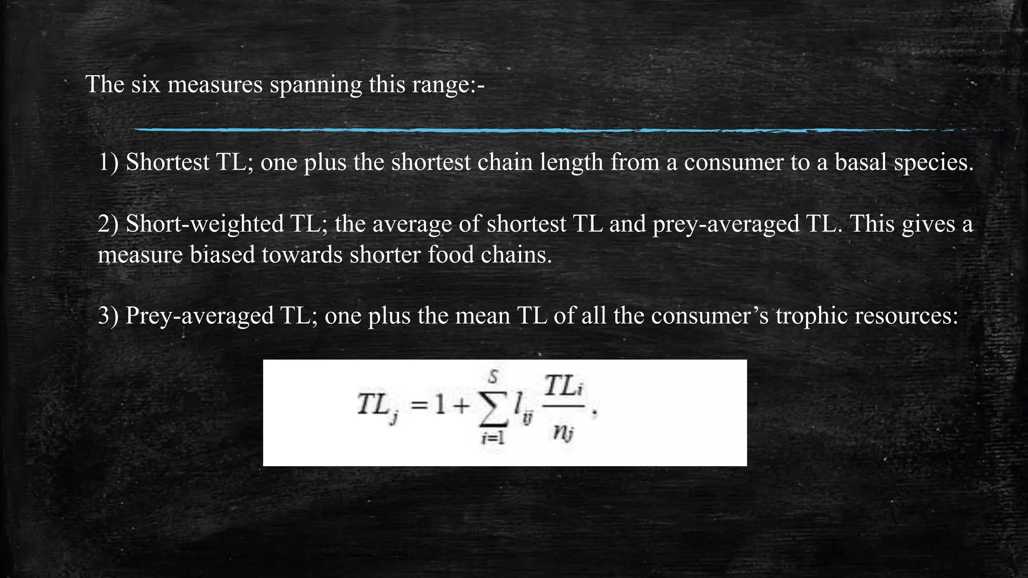 Trophic levels in complex food webs | PPTX