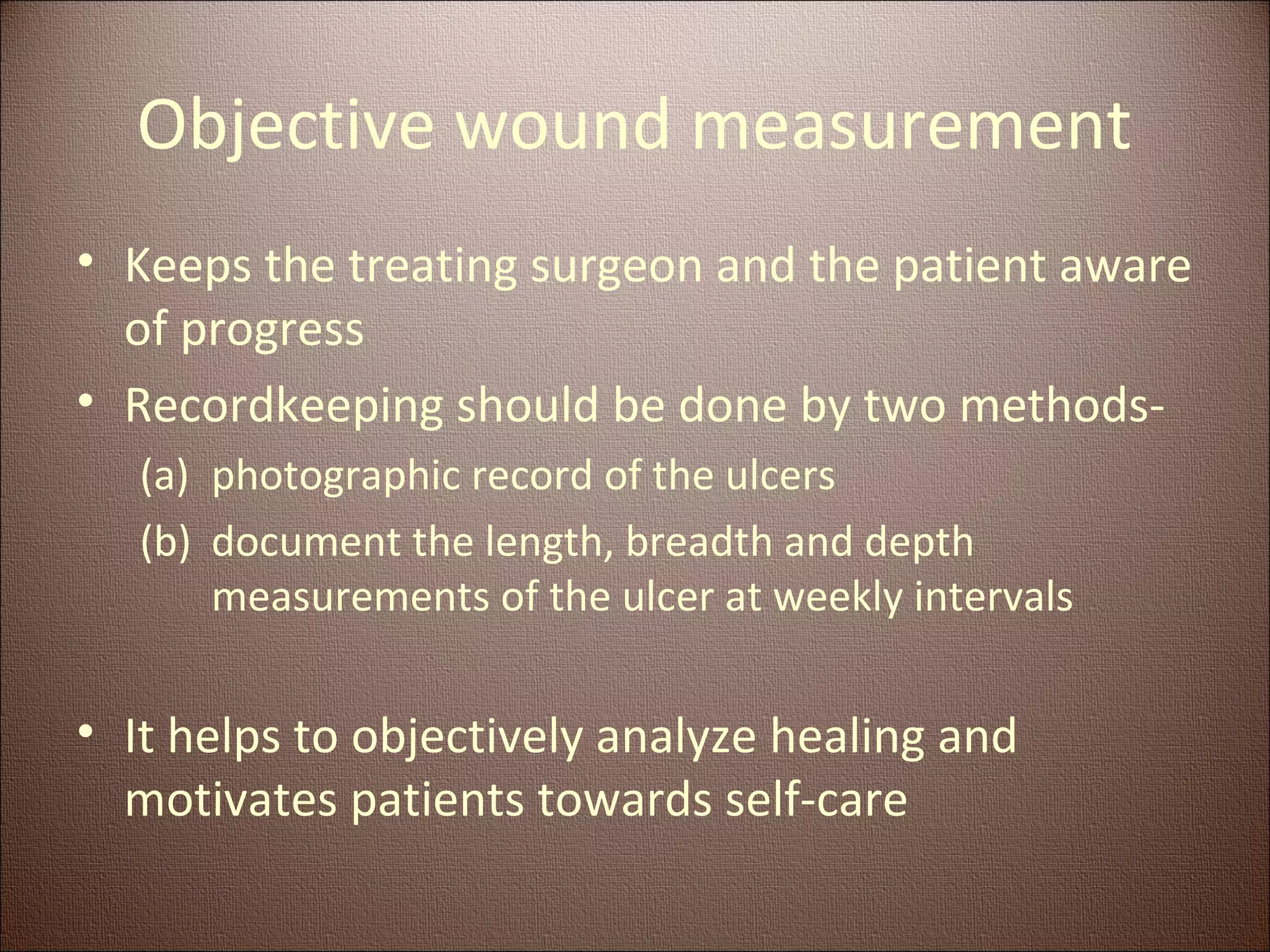 Trophic ulcers | PPT