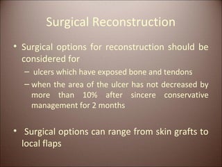 Trophic ulcers | PPT