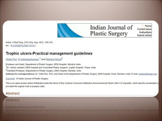 Trophic ulcers | PPT