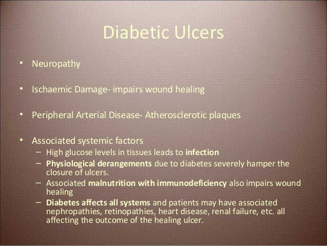 Trophic ulcers