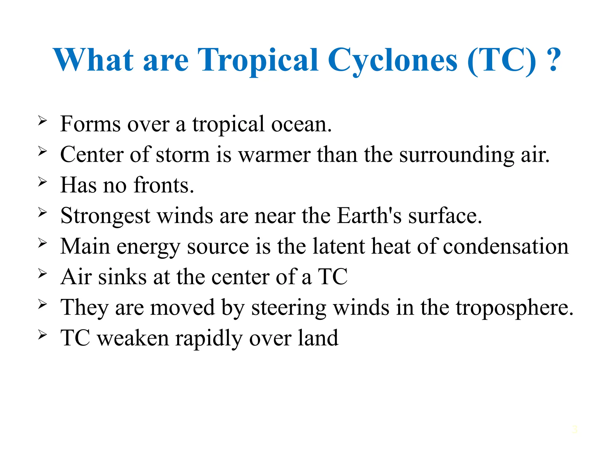 Cyclone, causes, types, Tropical Cyclone | PPTX