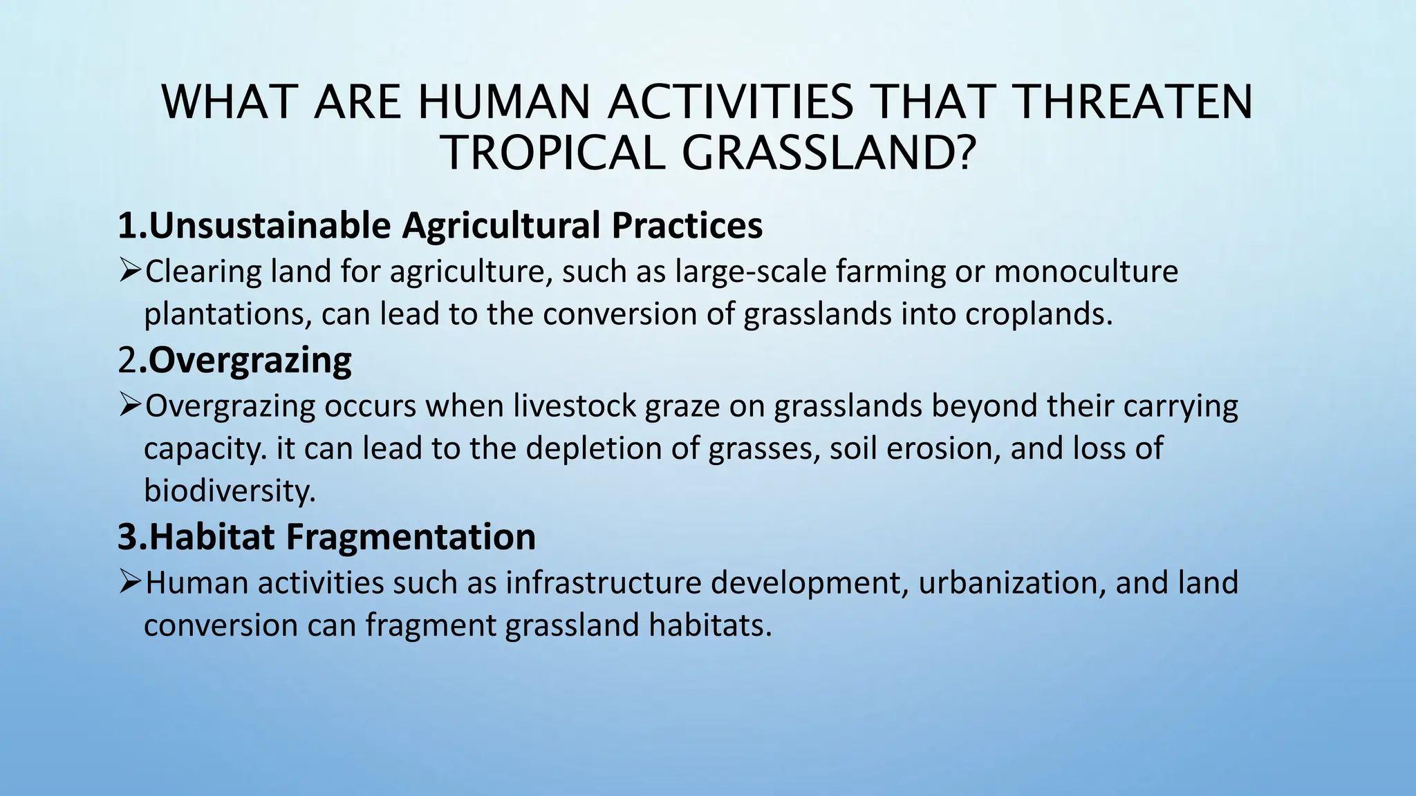 Tropical-Grasslands people and ecosystem | PPTX
