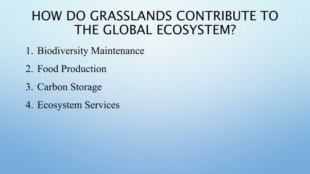 Tropical-Grasslands people and ecosystem | PPTX