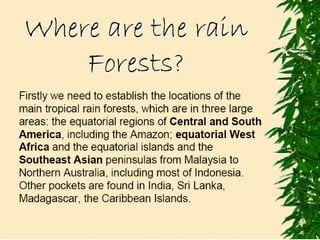 Tropical Rainforest Introduction | PPT