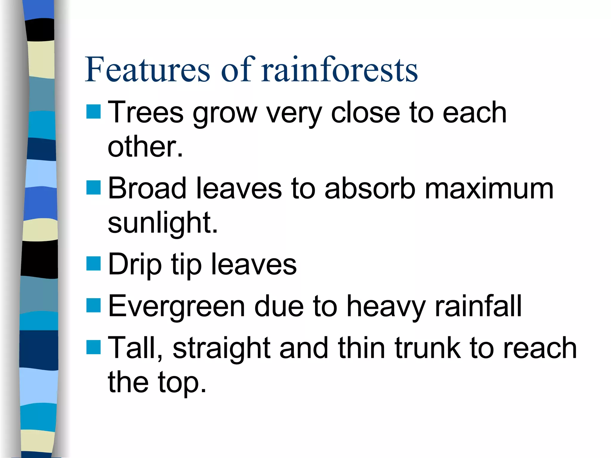 Sec 1 Exp - Tropical Rainforests | PPT