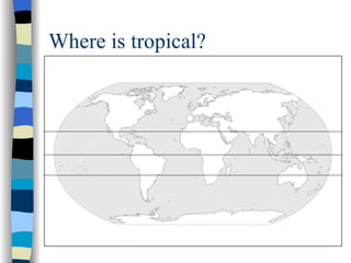 Sec 1 NA - Tropical Rainforests | PPT