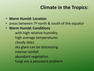 Tropical architecture | PPTX