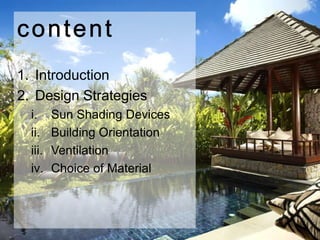 Tropical architecture, AADI | PPTX