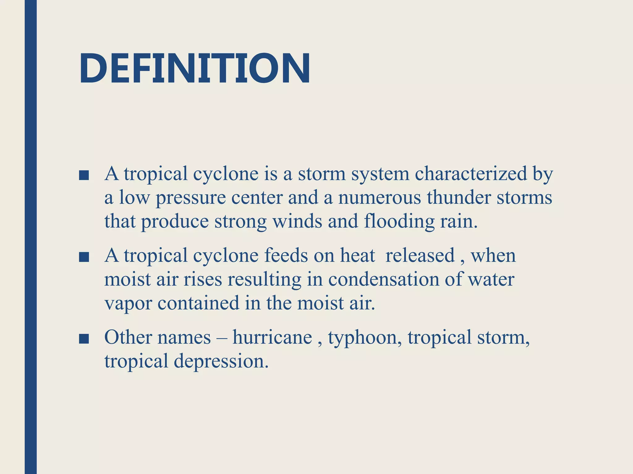 Tropical cyclone | PPTX