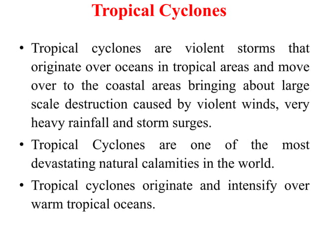 Tropical cyclone affecting several parts of the world and the universe ...