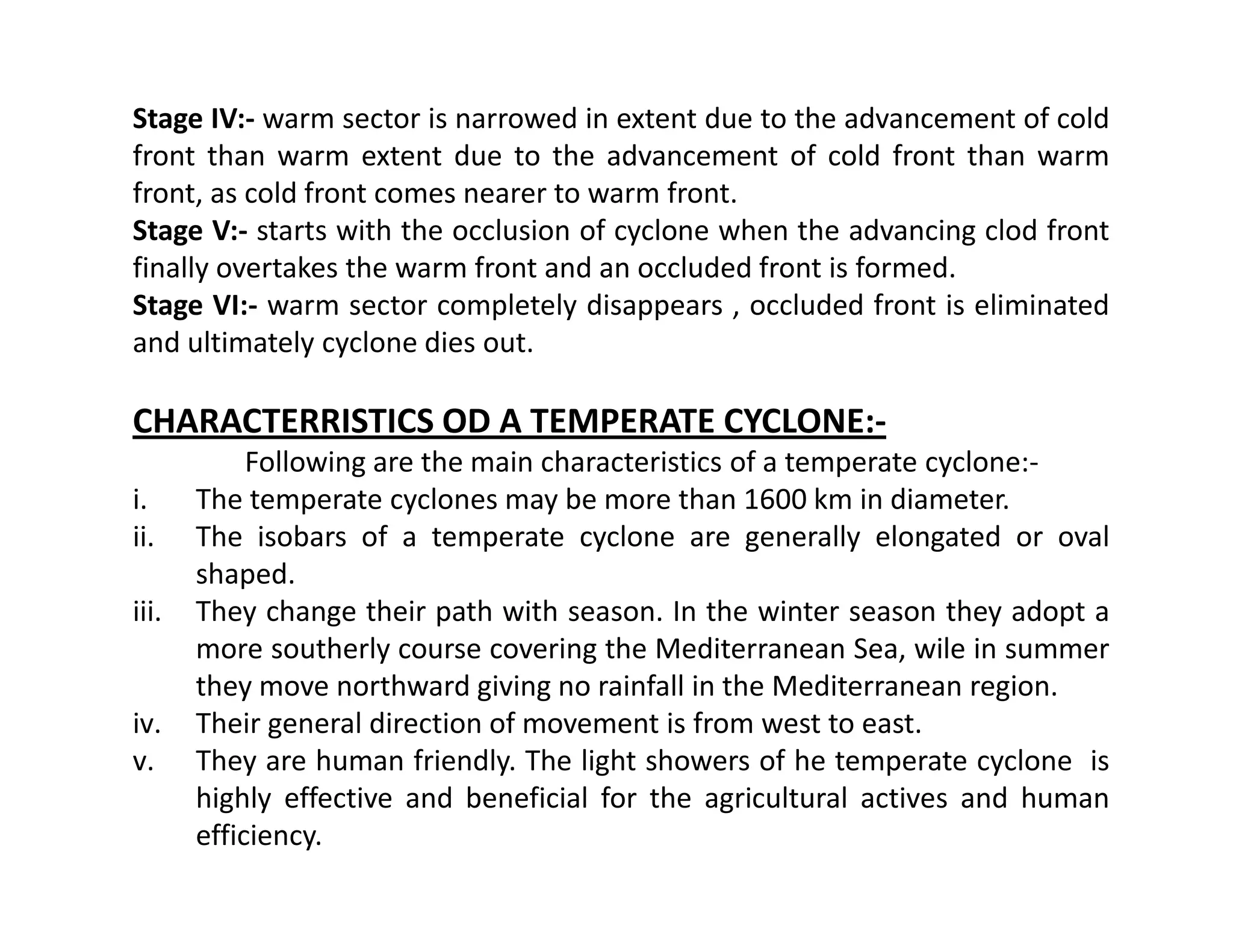 Tropical cyclones and temperate cyclones | PDF