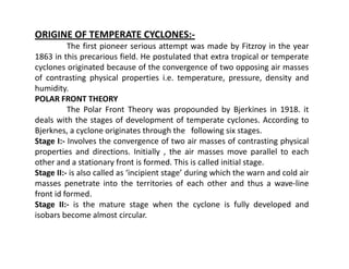 Tropical cyclones and temperate cyclones | PDF