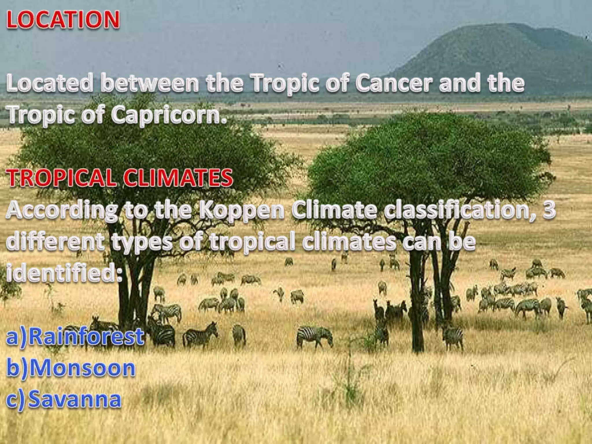 Tropical environments | PPTX