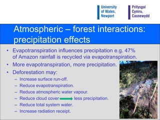 Tropical forests and climate | PPTX
