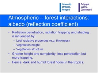 Tropical forests and climate | PPTX
