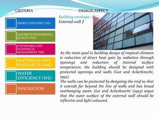 Tropical green building design | PPTX