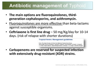 Antibiotics for Tropical infections in ICU | PPTX
