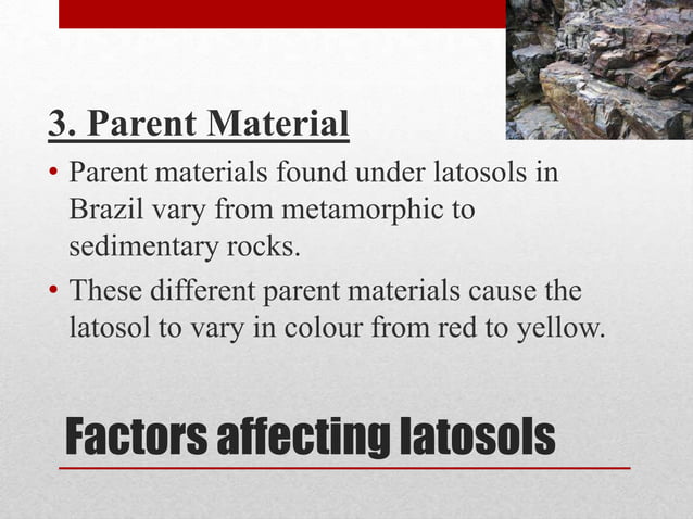 Tropical Latosols - Soils | PPTX