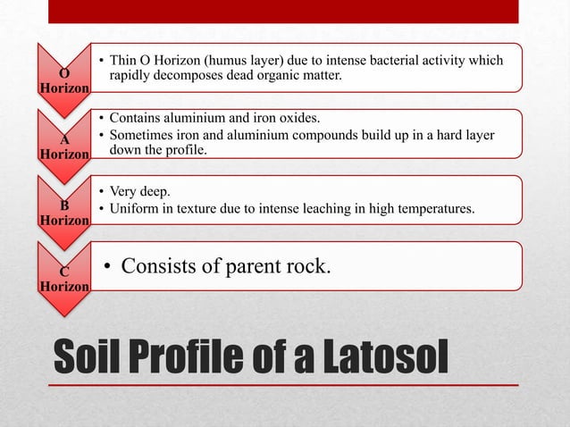 Tropical Latosols - Soils | PPTX