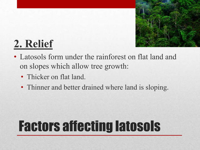 Tropical Latosols - Soils | PPTX