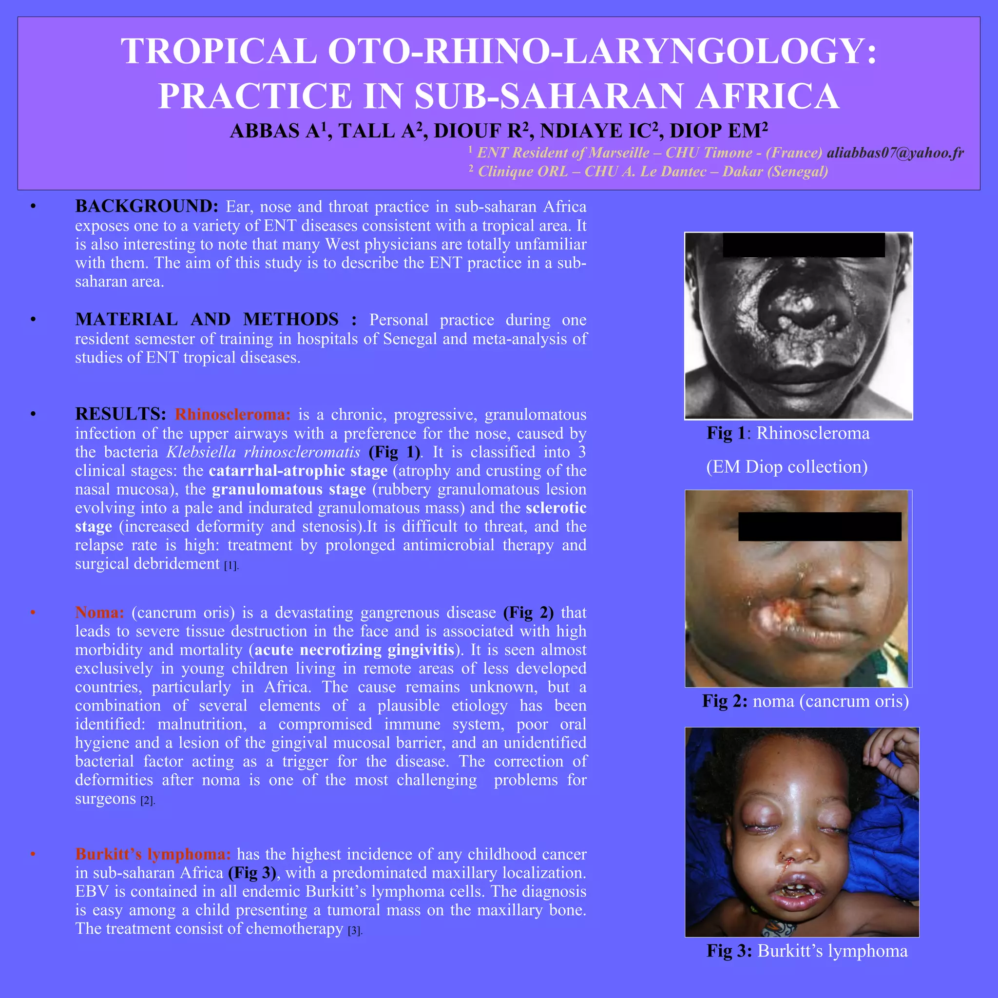 Tropical ENT MD thesis | PPT