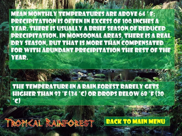 Tropical Rainforest Biome | PPT