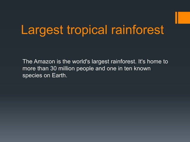 Tropical rainforest | PPT