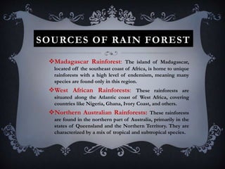 Tropical rain forest | PPT