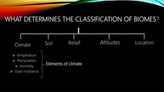 Tropical rainforest biomes | PPTX