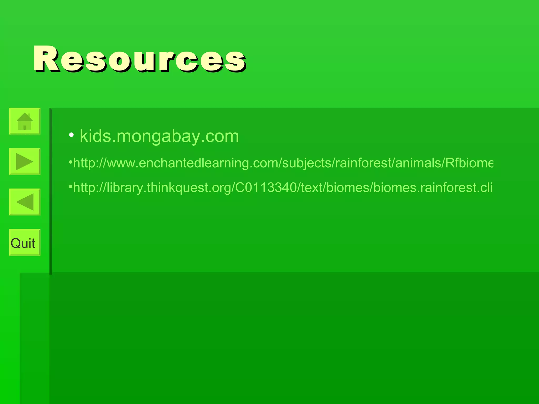 Tropical Rainforest Interactive Pp | PPT