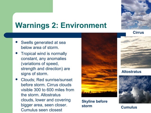 Tropical Revolving Storm: Advice at Sea. | PPT | Weather | Science