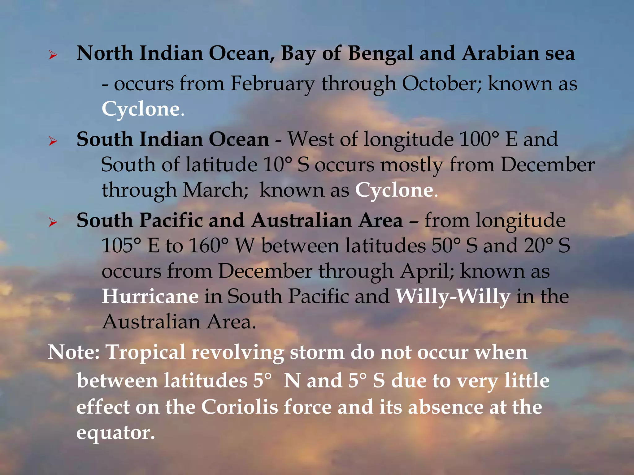 TROPICAL RVOLVING STORM.ppt
