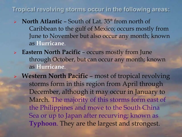 TROPICAL RVOLVING STORM.ppt | Geography | Science