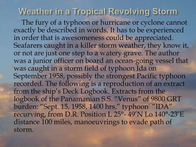 TROPICAL RVOLVING STORM.ppt | Geography | Science