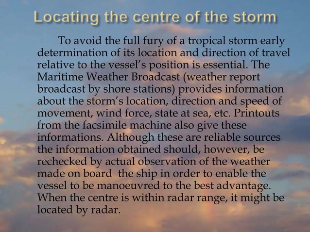 TROPICAL RVOLVING STORM.ppt | Geography | Science