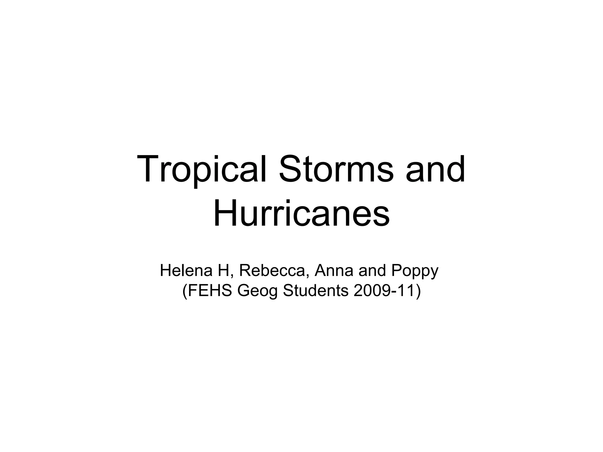 Tropical storms | PPT