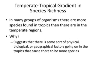 Tropical temperate gradient | PPTX