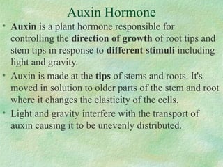 Tropism.pptx focus on photo and geotropism | PPTX