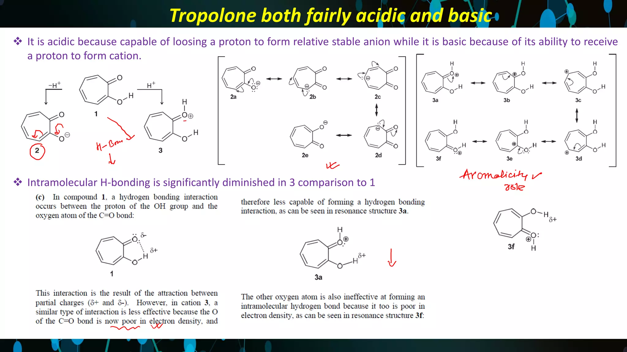 Tropone & Tropolones Aromaticity | PDF