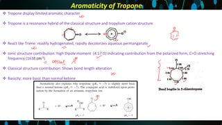 Tropone & Tropolones Aromaticity | PDF